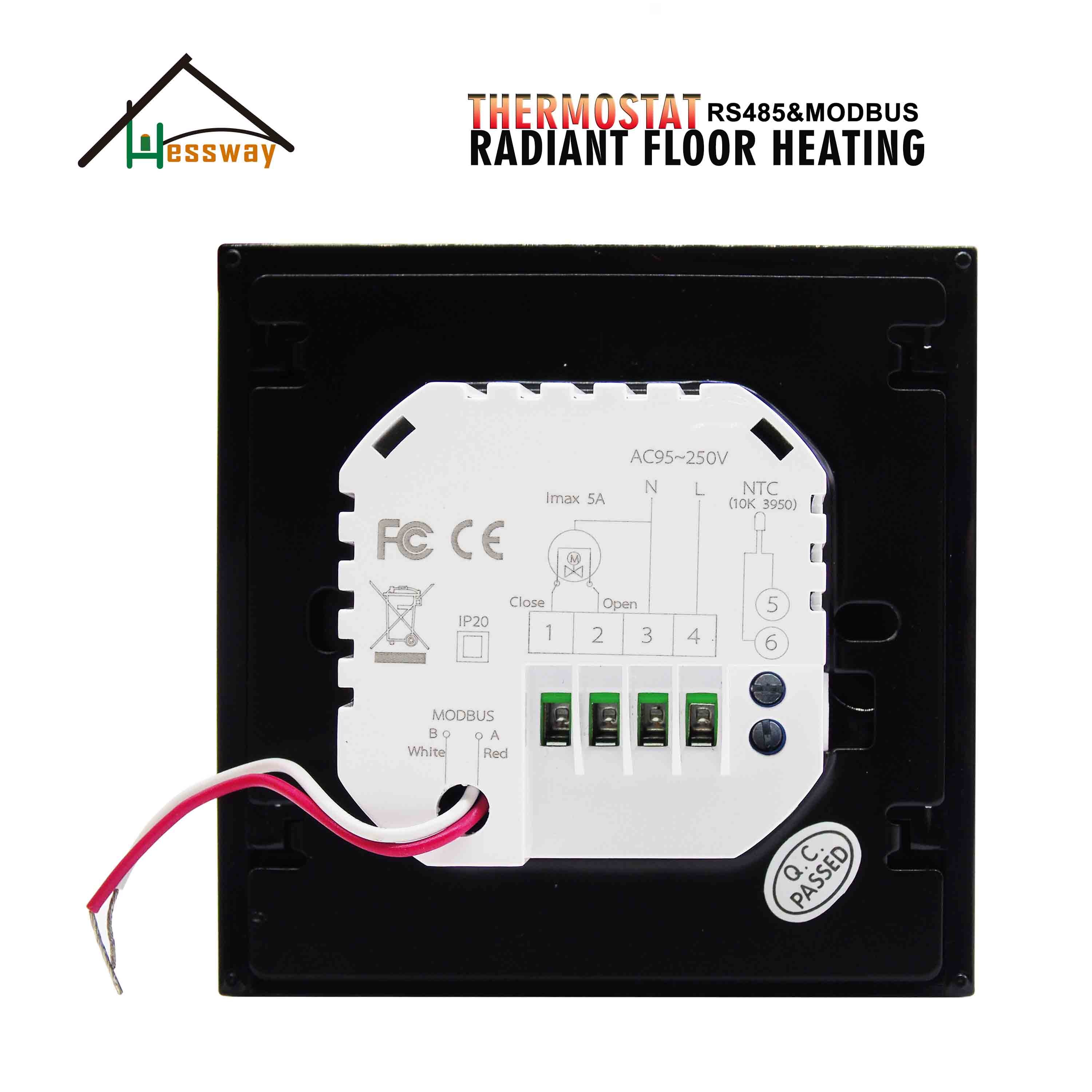 Hessway Vloerverwarming Thermostaat Met Afstandsbe... – Grandado