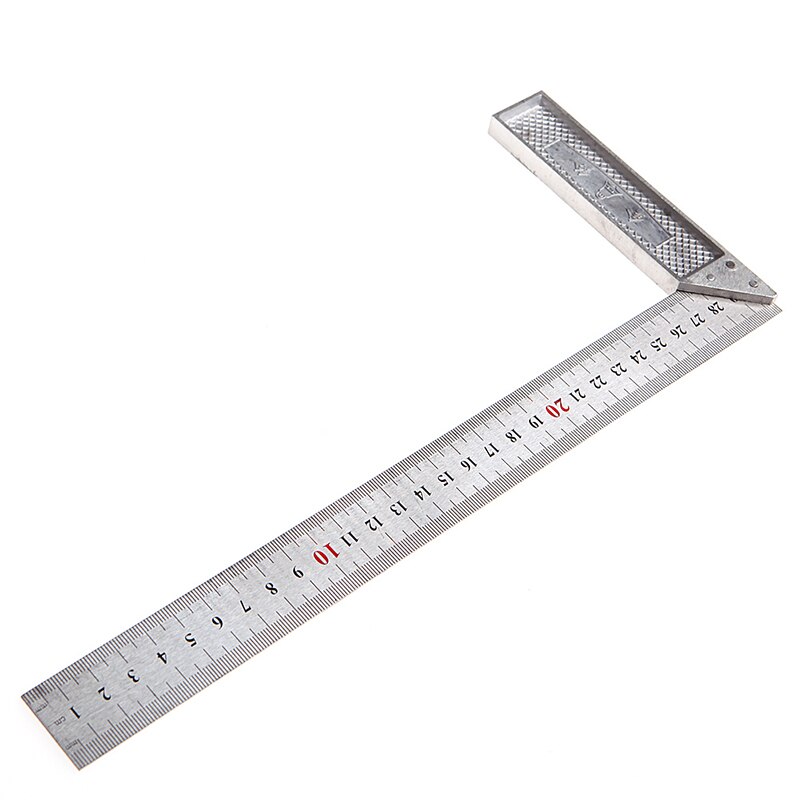 Portable 1Pc 30cm Stainless Steel Right Measuring ... – Vicedeal