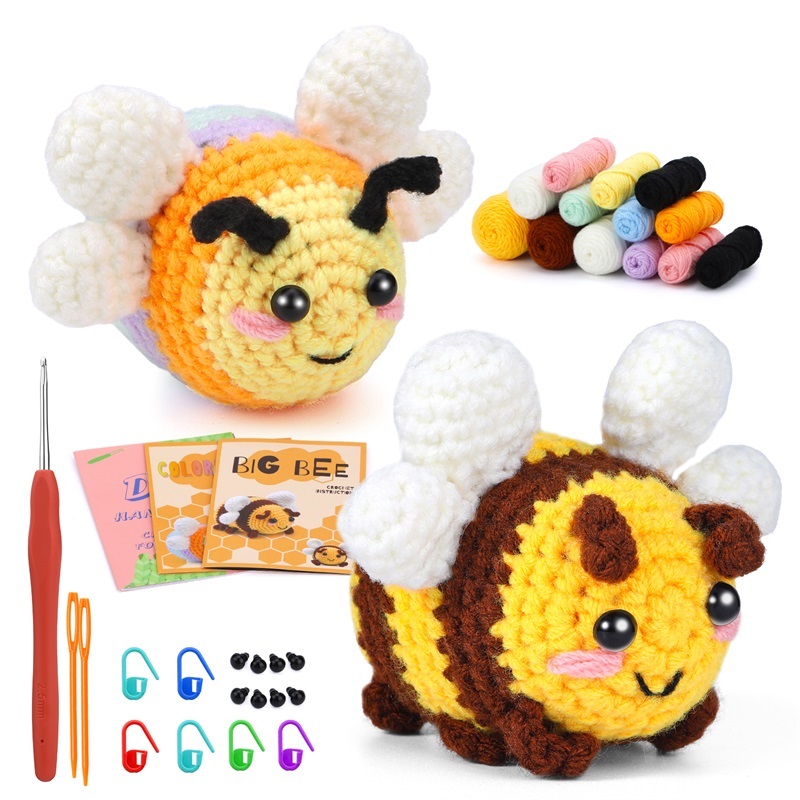 Verktygssats för nybörjare med virkning verktygssa... – Vicedeal