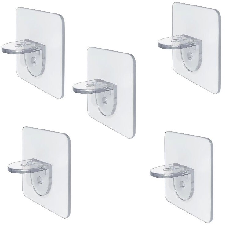 1/5/10/20 stk selvklebende hyllebrakett hyllestøtt... – Grandado