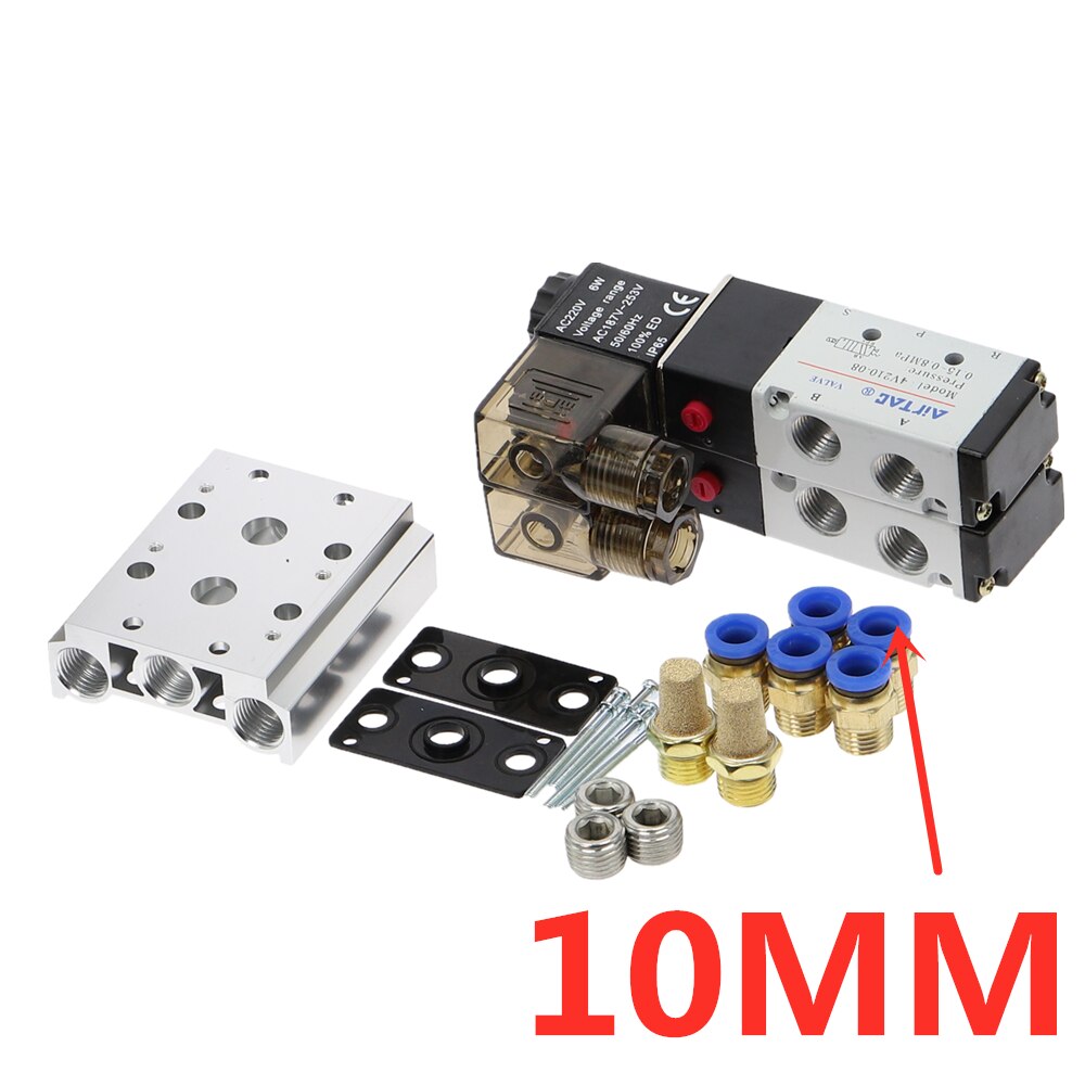 2Way 4V210-08 1/4" 12V 24V 110v 220v Twin Pneumati... – Grandado