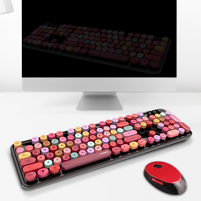 MOFII Sweet Mixed Color Cute Portable 2.4Ghz Wirel... – Grandado