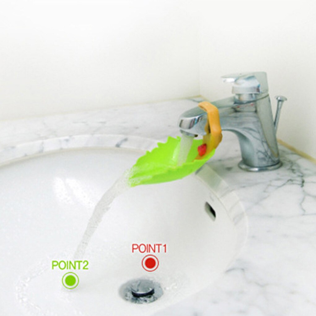 Leaf Cartoon Cute Faucet Extender for Kid Children... – Grandado