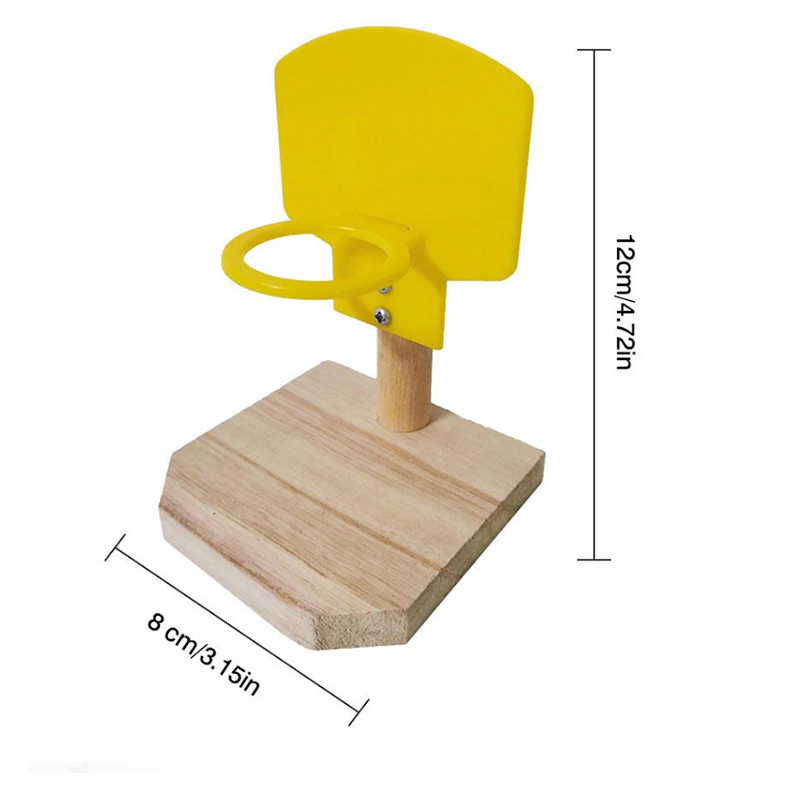Pet Bird Parrot Mini Basketball Hoop Basketball To... – Grandado