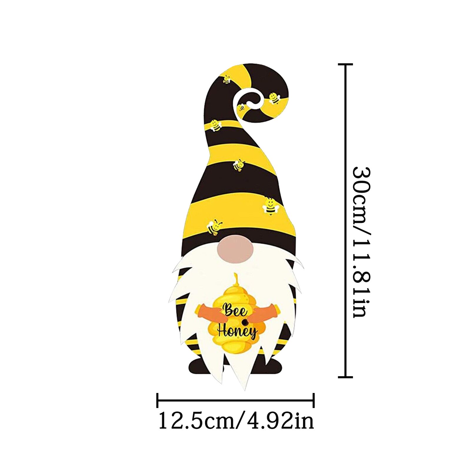PVC Honey Bumble Bee Window Sticker Bee Gnomes Win... – Vicedeal