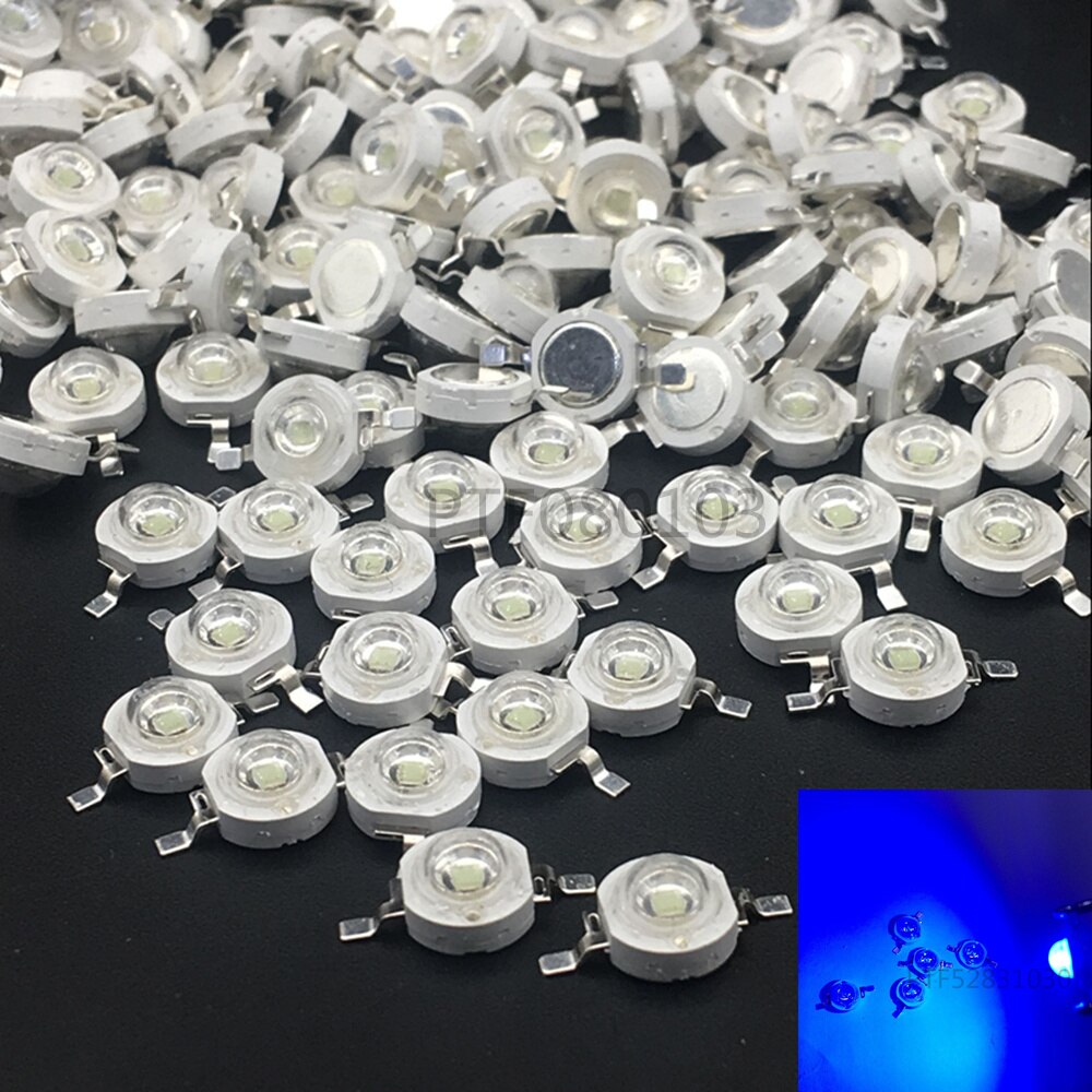 20pcs 3W Royal Blue 440nm 470nm Grow LED COB SMD L... – Vicedeal