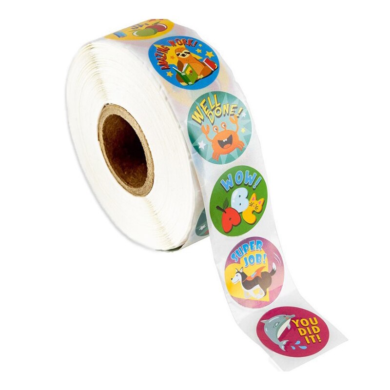 Kids Reward Sticker Cartoon Animals Baby Motivatio... – Vicedeal