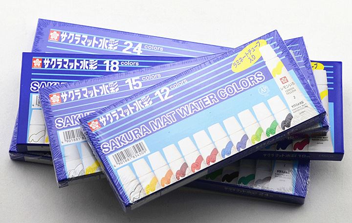 SAKURA MAT WATER COLORS Paint Set Watercolor Pigme... – Grandado
