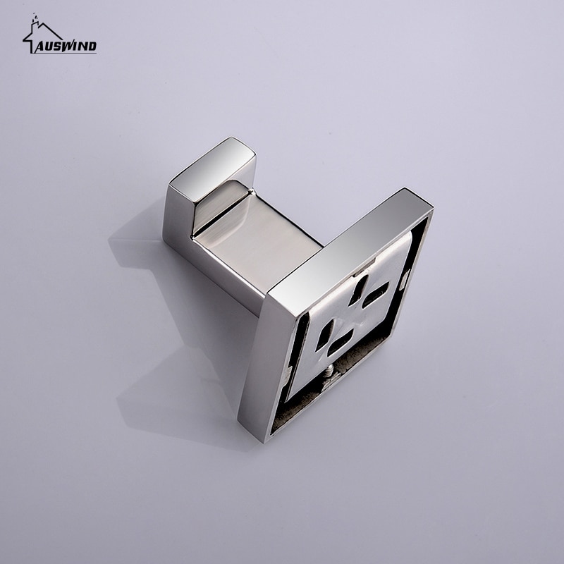 Chrome 304 Stainless Steel Bathroom Towel Hook Wal... – Grandado