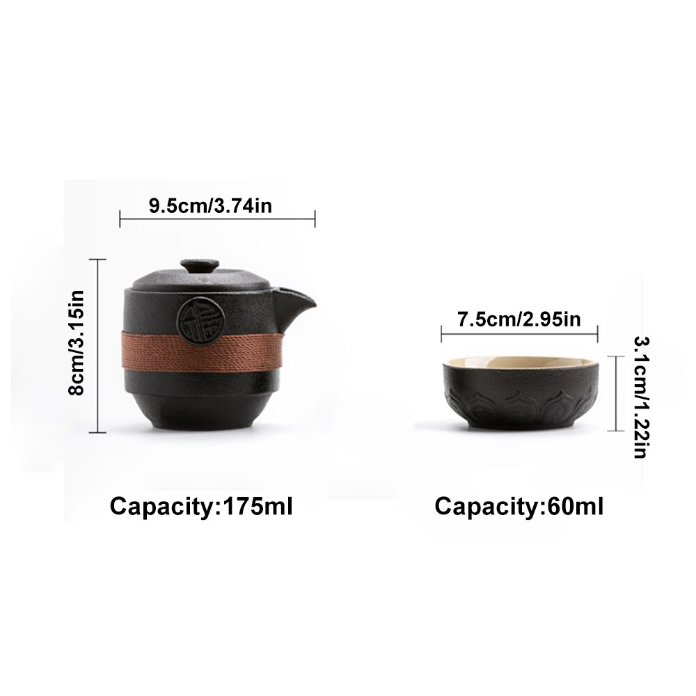 High-End Chinese Kung Fu Tea Set Outdoor Travel Ce... – Grandado