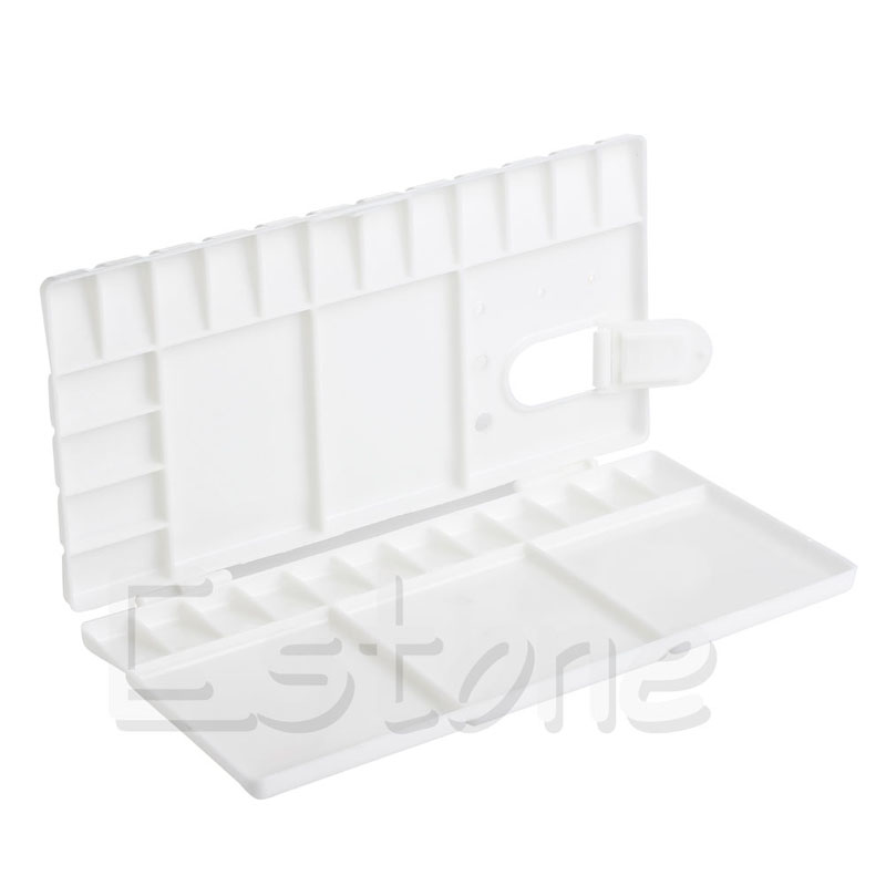 Portable 33/25 Grids Large Art Paint Tray Artist O... – Grandado