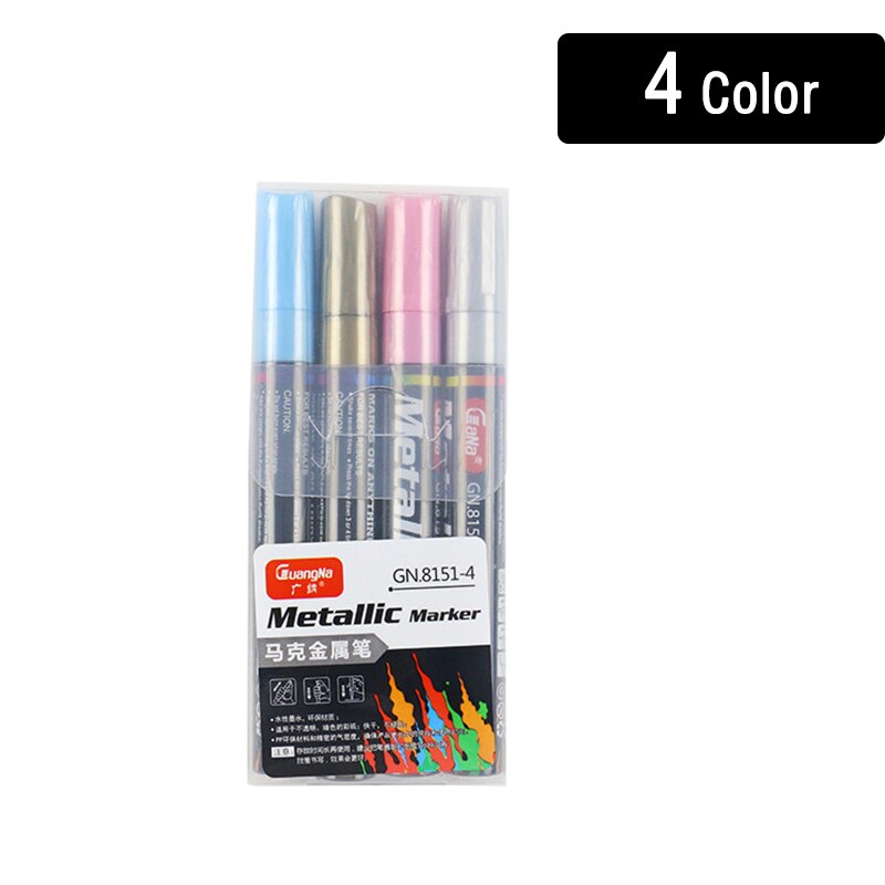 Metallic Marker Pens Set of 24 Colors Premium Pain... – Grandado