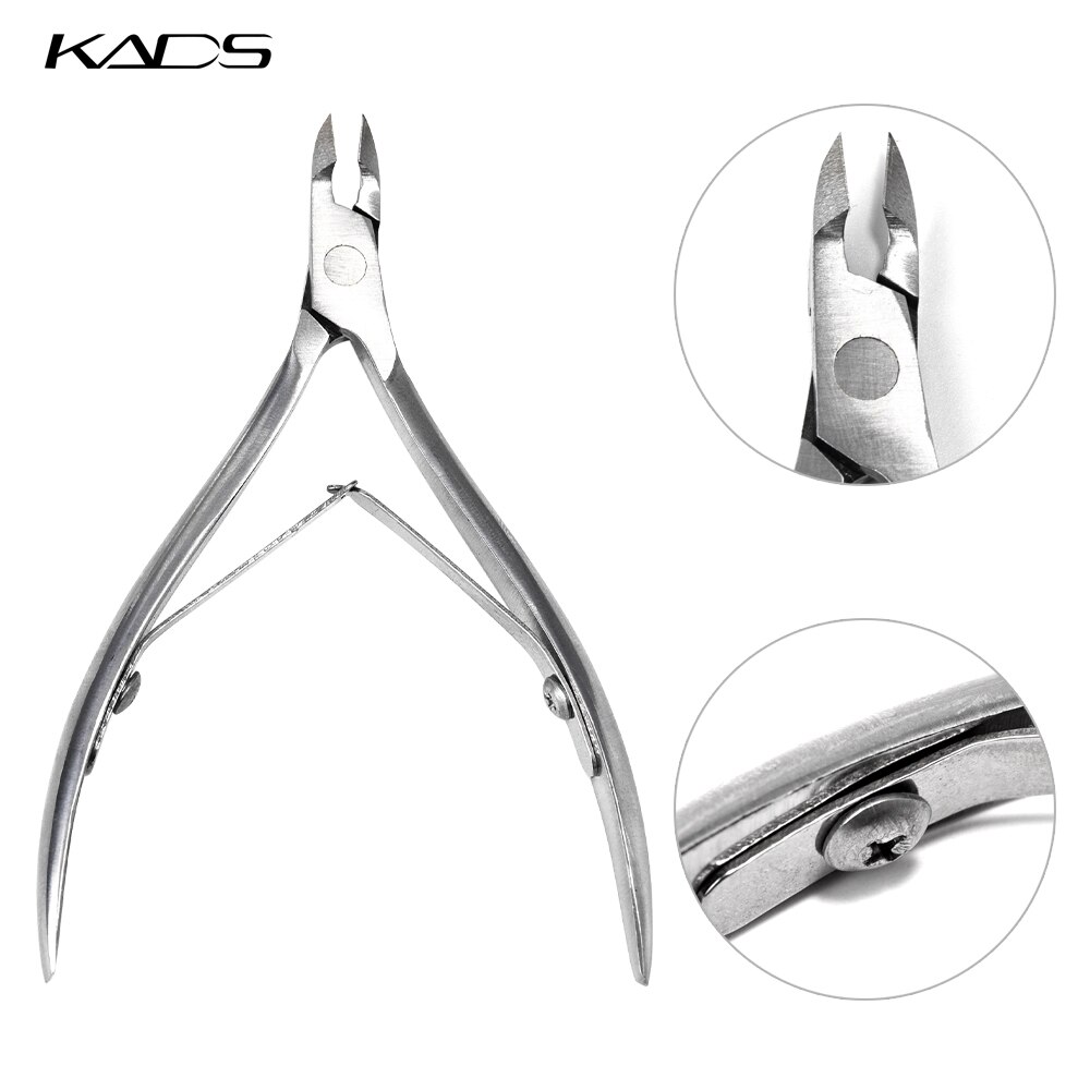 Kads 1Pcs Dual-End Rvs Nail Art Cuticle Pusher Dod... – Grandado