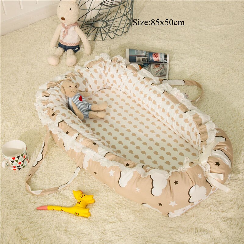 Portable Removable and Washable Cotton Baby Nest B... – Grandado
