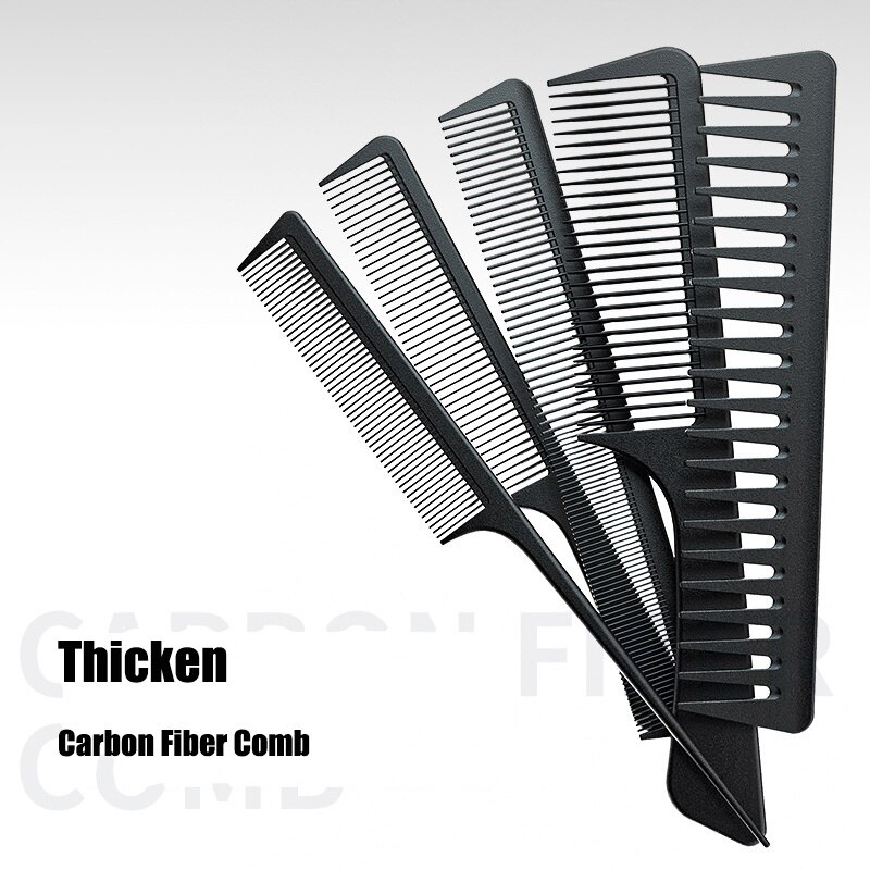 Anti-static Hairdressing Comb Carbon Fiber Tangled... – Grandado