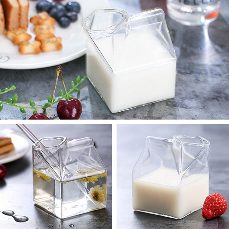 250ml Milk Carton Half Milk Cup Box Mini Creamer J... – Grandado