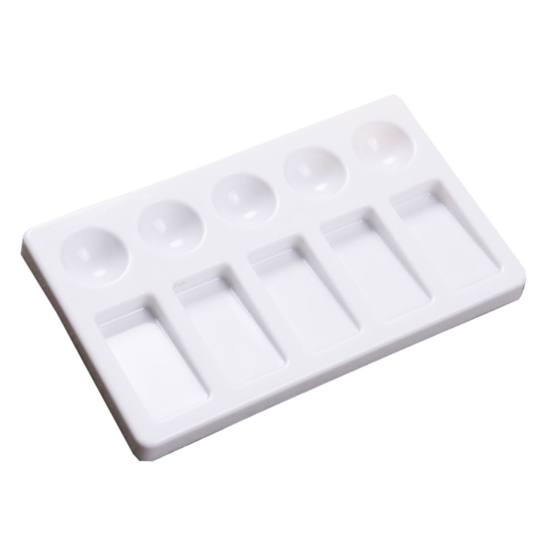 10-Hole Rectangular Plastic Palette White Multi-fu... – Vicedeal