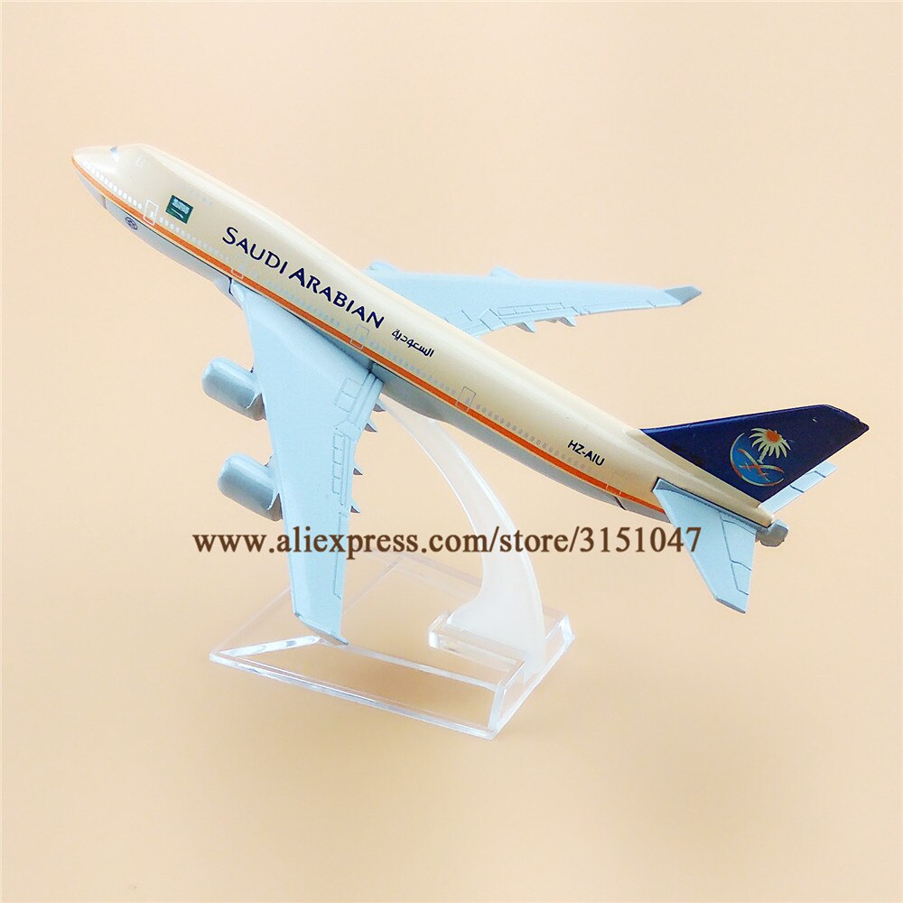 Alloy Metal Air Saudi Arabian B747 Airlines Airpla... – Grandado