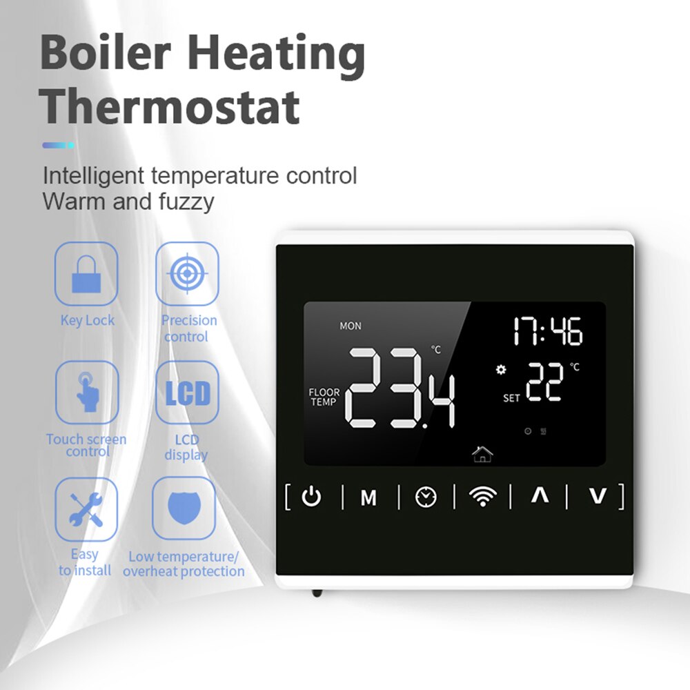 WiFi Thermostat Weekly Programmable Boiler/Water/E... – Grandado
