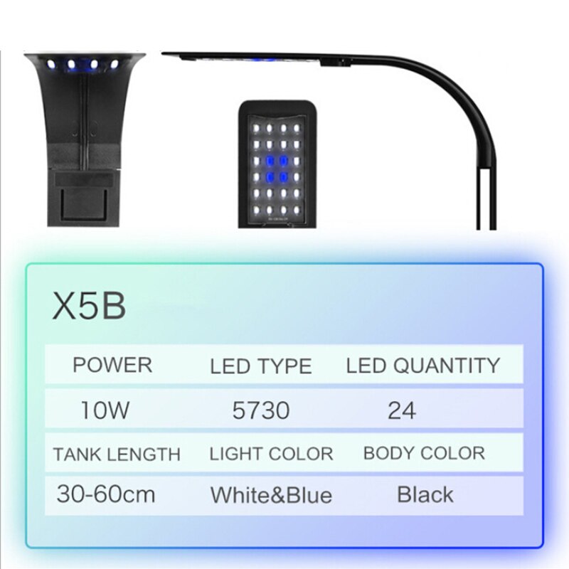 5W/10W/15W Fish Tank Super Slim LED Aquarium Light... – Vicedeal