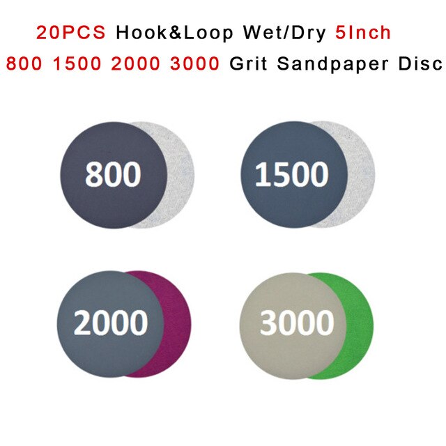 Grit Sandpaper Disc Sand paper Silicon carbide 200... – Grandado