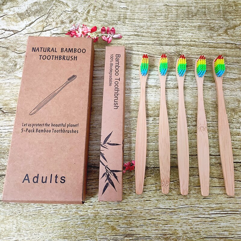 5/10-Pack Toothbrushes Suits Adults and kids Soft ... – Grandado