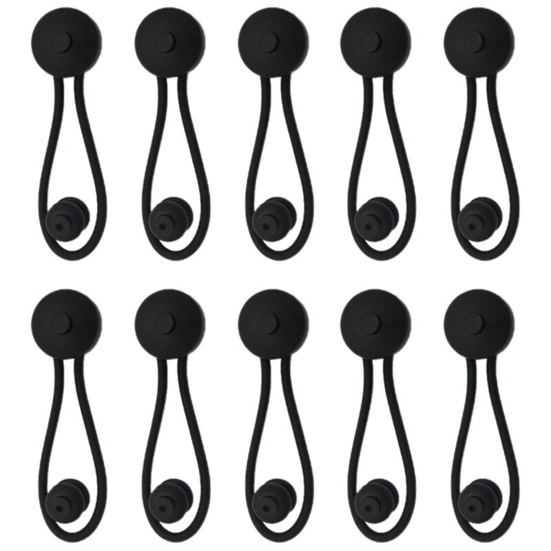 10Pcs Bungee Shock Cord Cover Clips and Lacing Kno... – Vicedeal