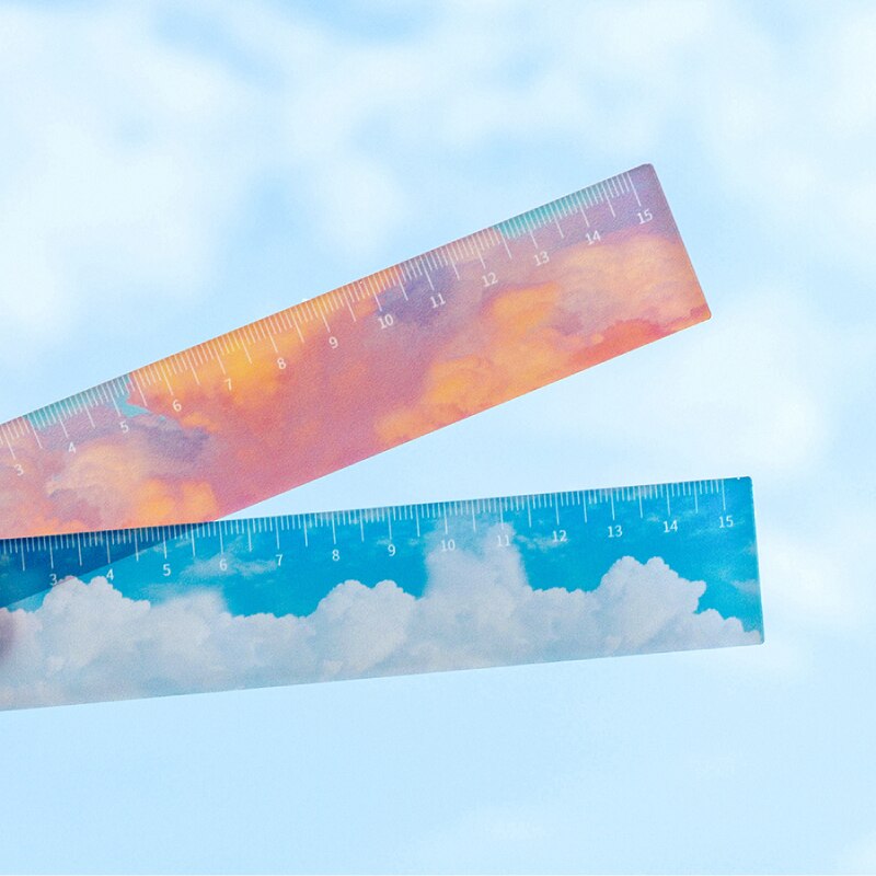 VanYi 15CM Landscape Kawaii Study Time Color Ruler... – Vicedeal