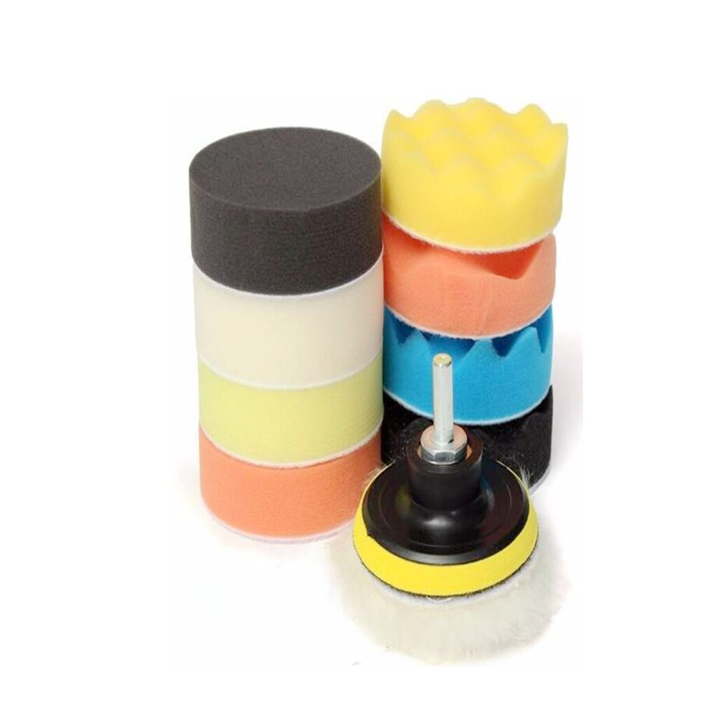 11 Stuks Auto Schuim Boor Polijsten Pad Kit 3 Inch... – Grandado