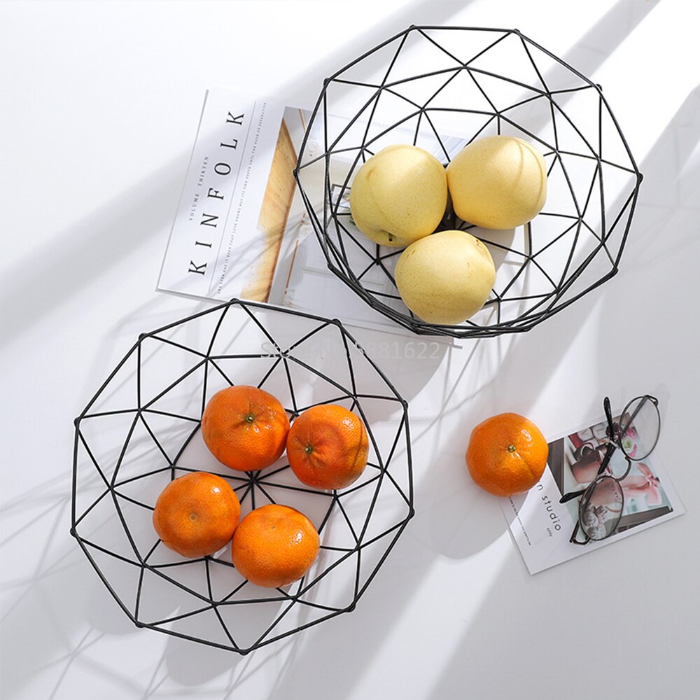 Eenvoudige Fruitmand Kom Metalen Draad Container A... – Vicedeal