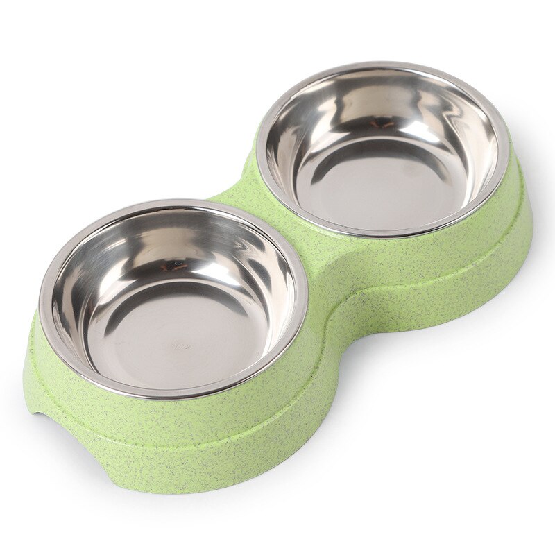 Dog Bowls Double Dog Water and Food Bowls Stainles... – Grandado