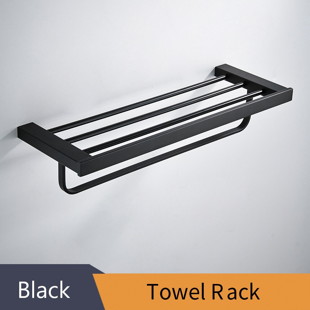 Matte black Stainless Steel 304 Towel Ring Robe Ho... – Grandado