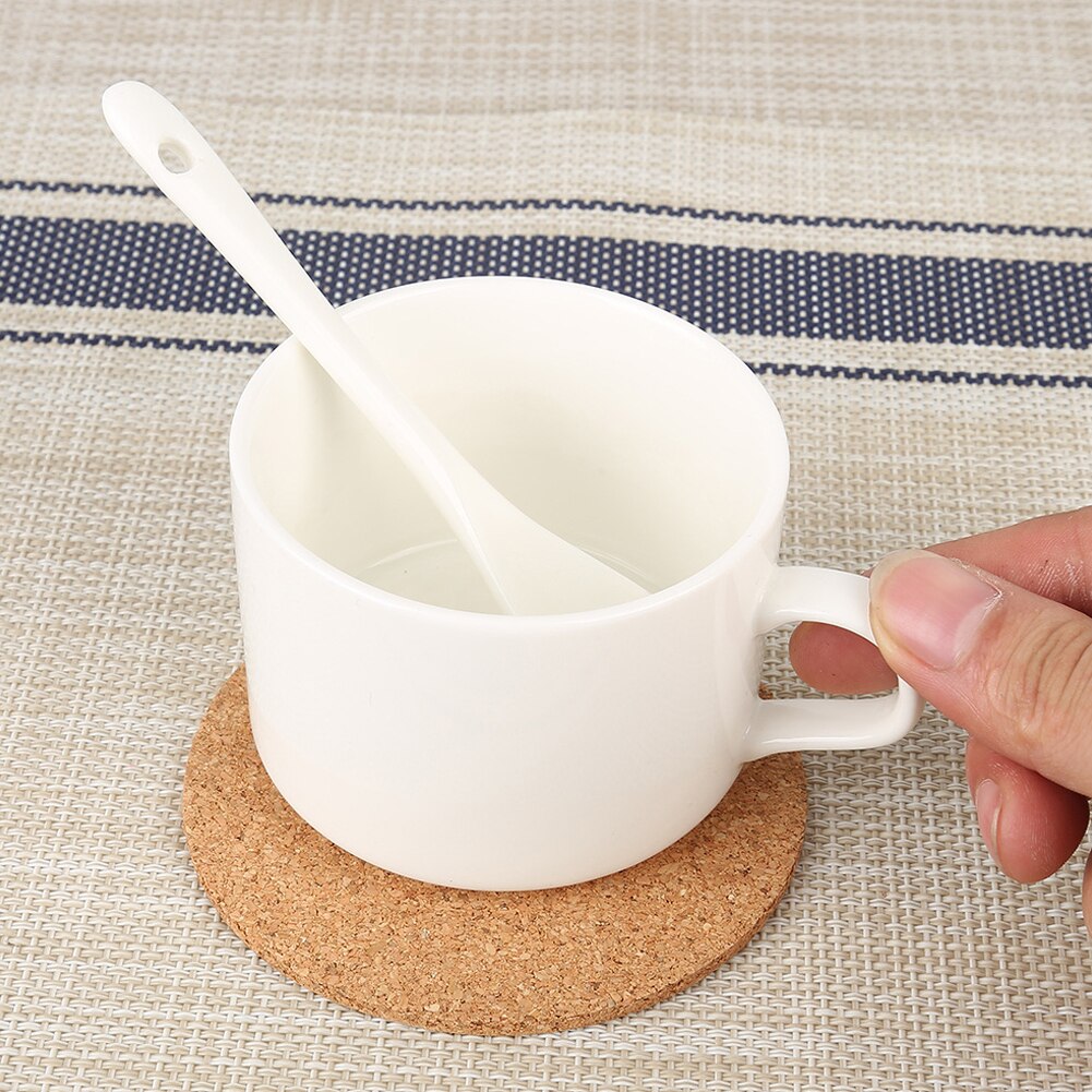 10PCS Coaster Cork Tea Cup Mats Wooden Round Insul... – Grandado
