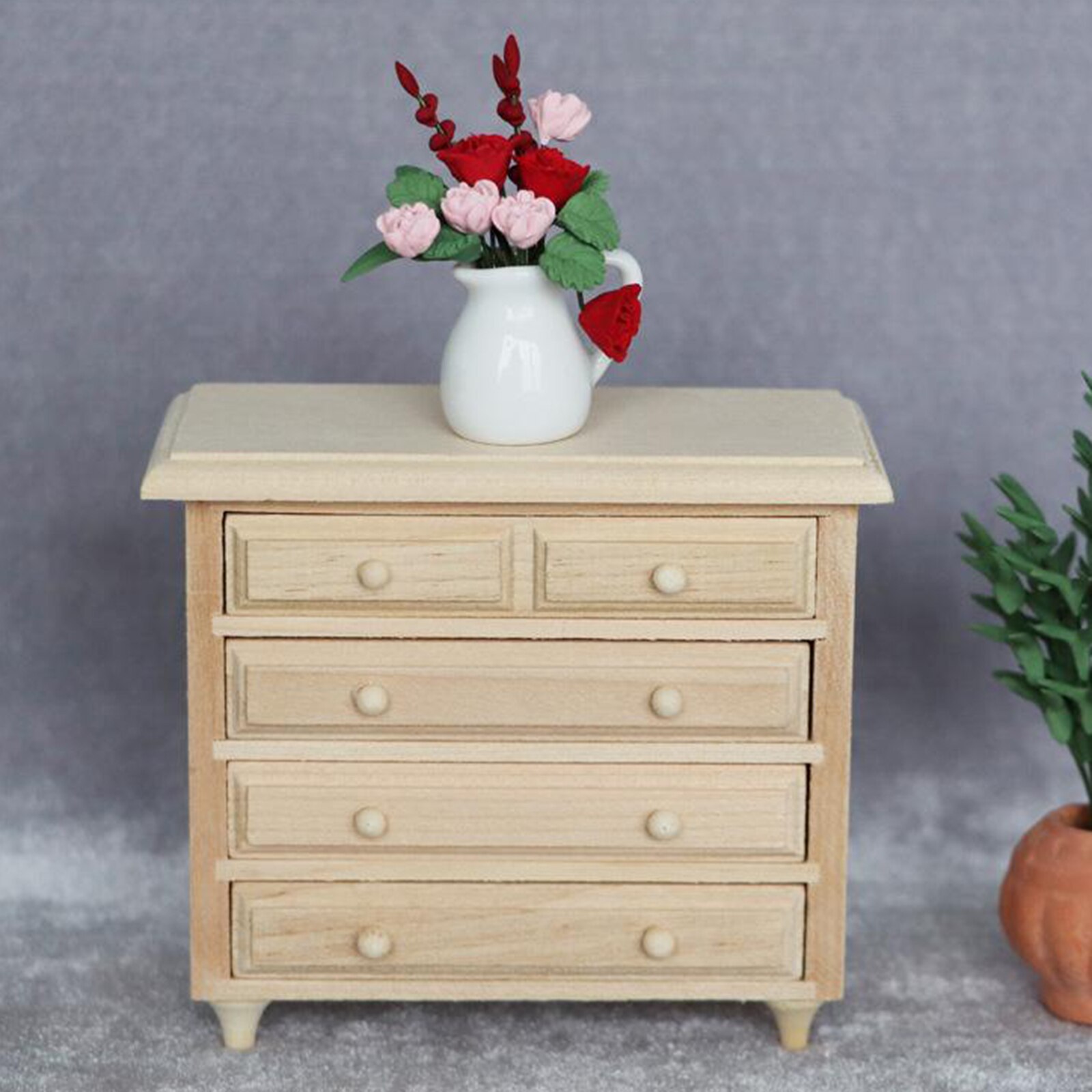 Dollhouse Cabinet 1:12 Scale Dollhouse Accessories... – Vicedeal