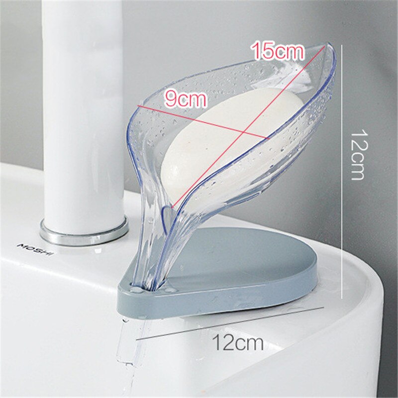 Leaf Shape Soap Box Bathroom soap holder Dish Stor... – Grandado