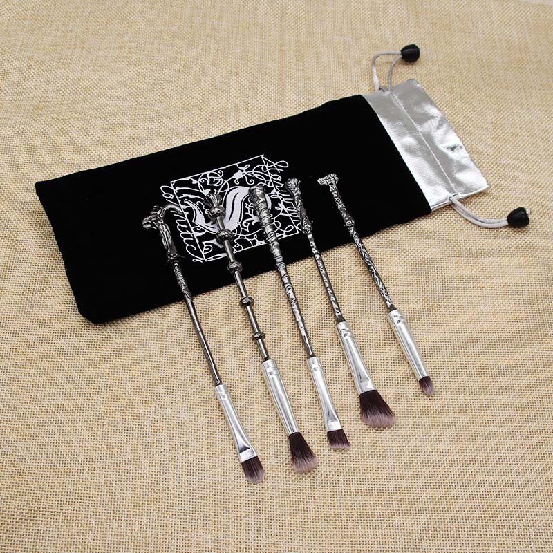 5 pcs/set Harries Magic Wands Potters Makeup Brush... – Grandado