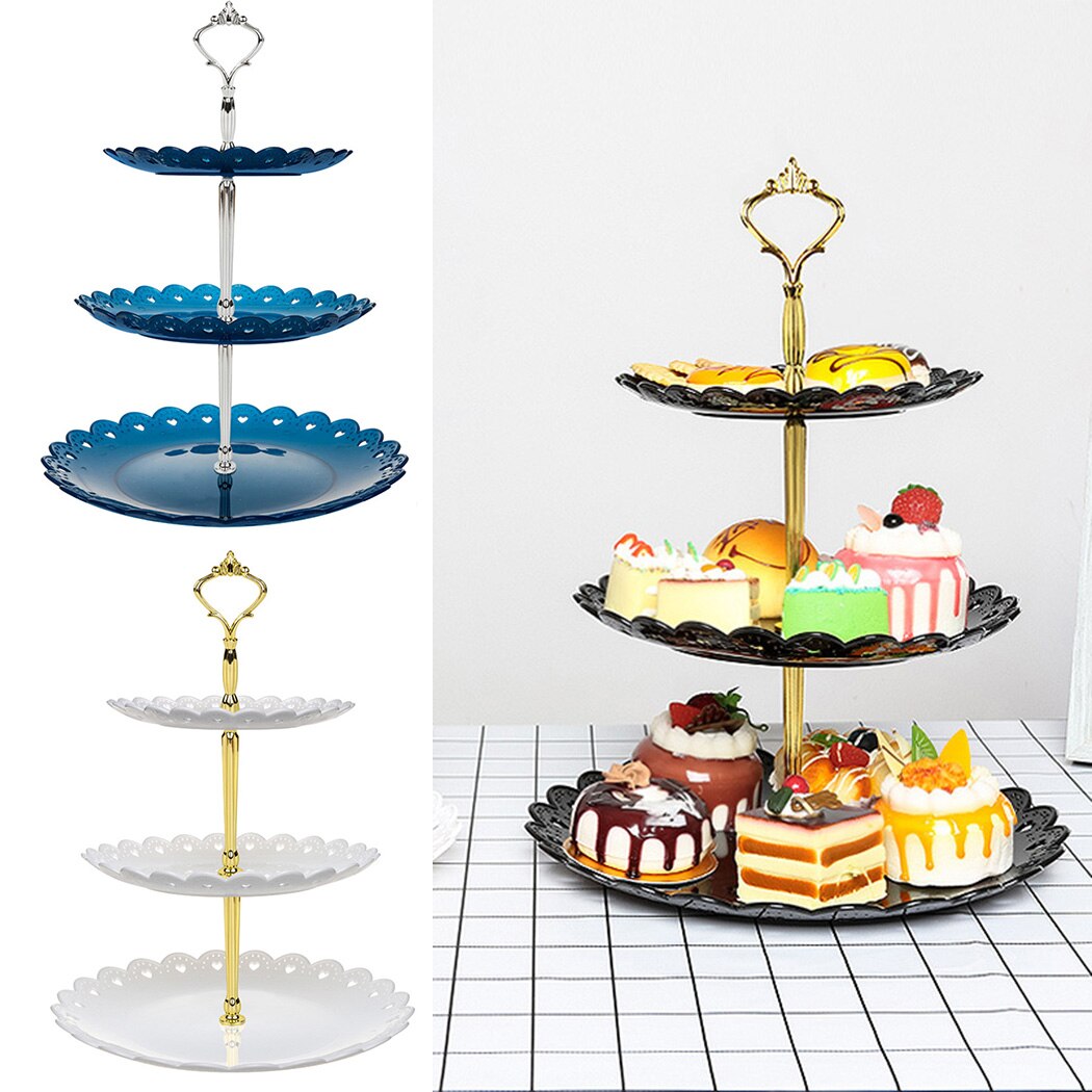 Wedding Cake Stand 3Layer Birthday Cupcake Dessert... – Grandado