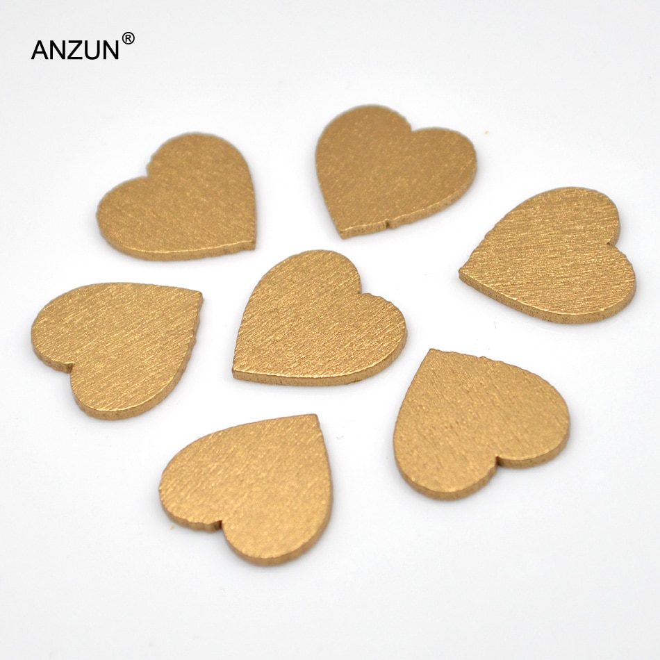 50 stuks 11 Kleuren 18mm Hout Gekleurde Harten Pla... – Grandado