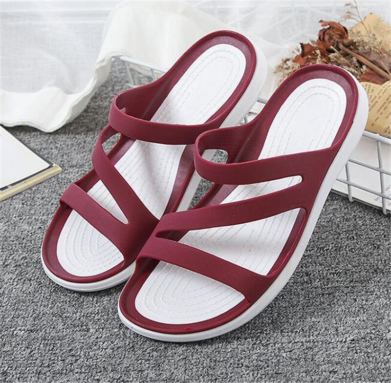Women slippers peep toe shoes woman summer Candy c... – Grandado