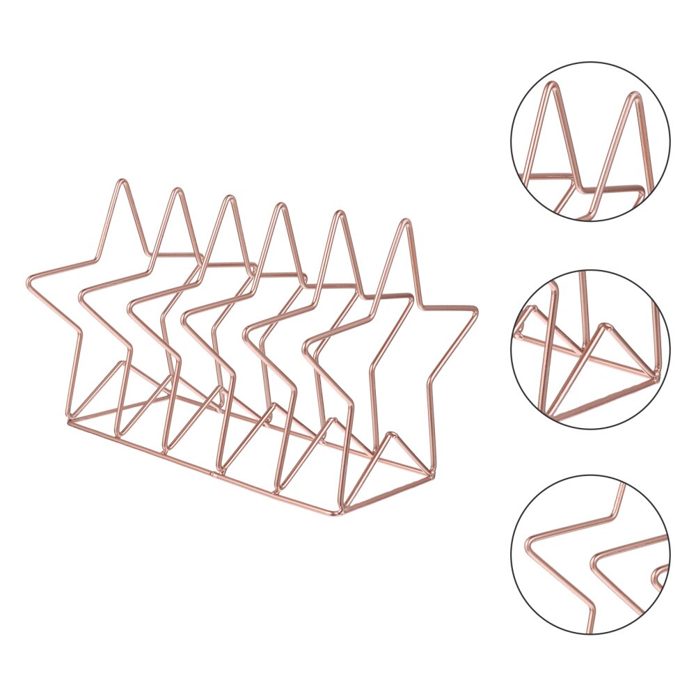 1pc Book Rack Desktop Star Bookshelf Magazine Stor... – Grandado