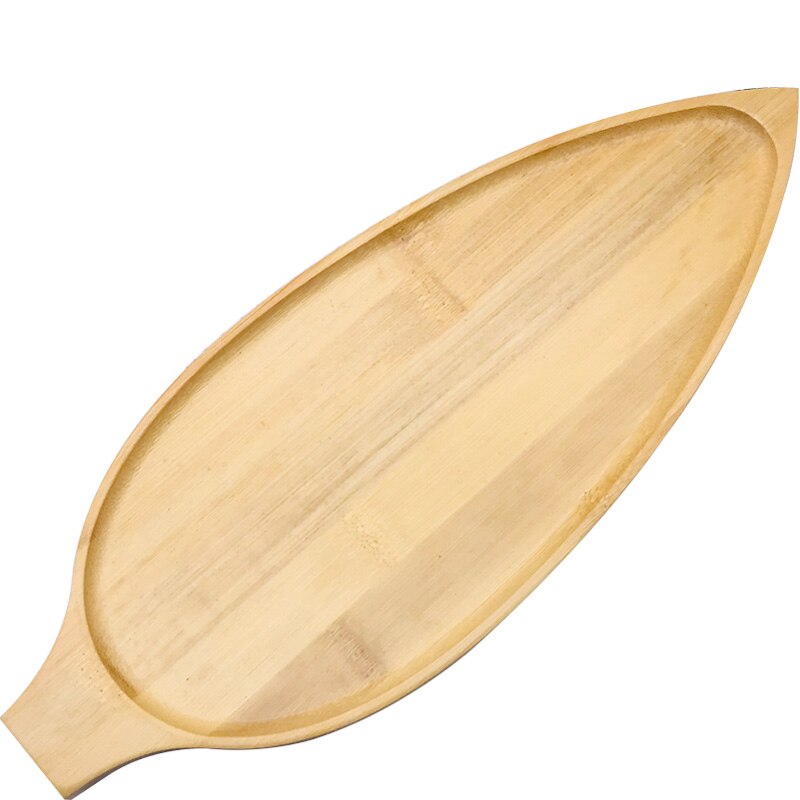 Plato Rectangular de bambú para Sushi, plato de ba... – Grandado