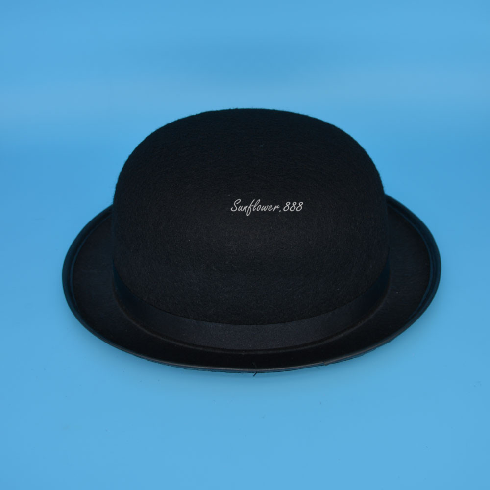 Nice Felt Black Bowler Hat Derby Theater Adult Siz... – Grandado