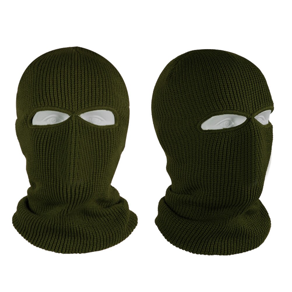 Full Face Mask Knit Cap 2 Holes Ski Mask Hat Shiel... – Vicedeal