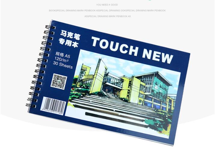 TOUCHNEW 30 Vellen A5 Marker pad Schetsboek Tekeni... – Grandado