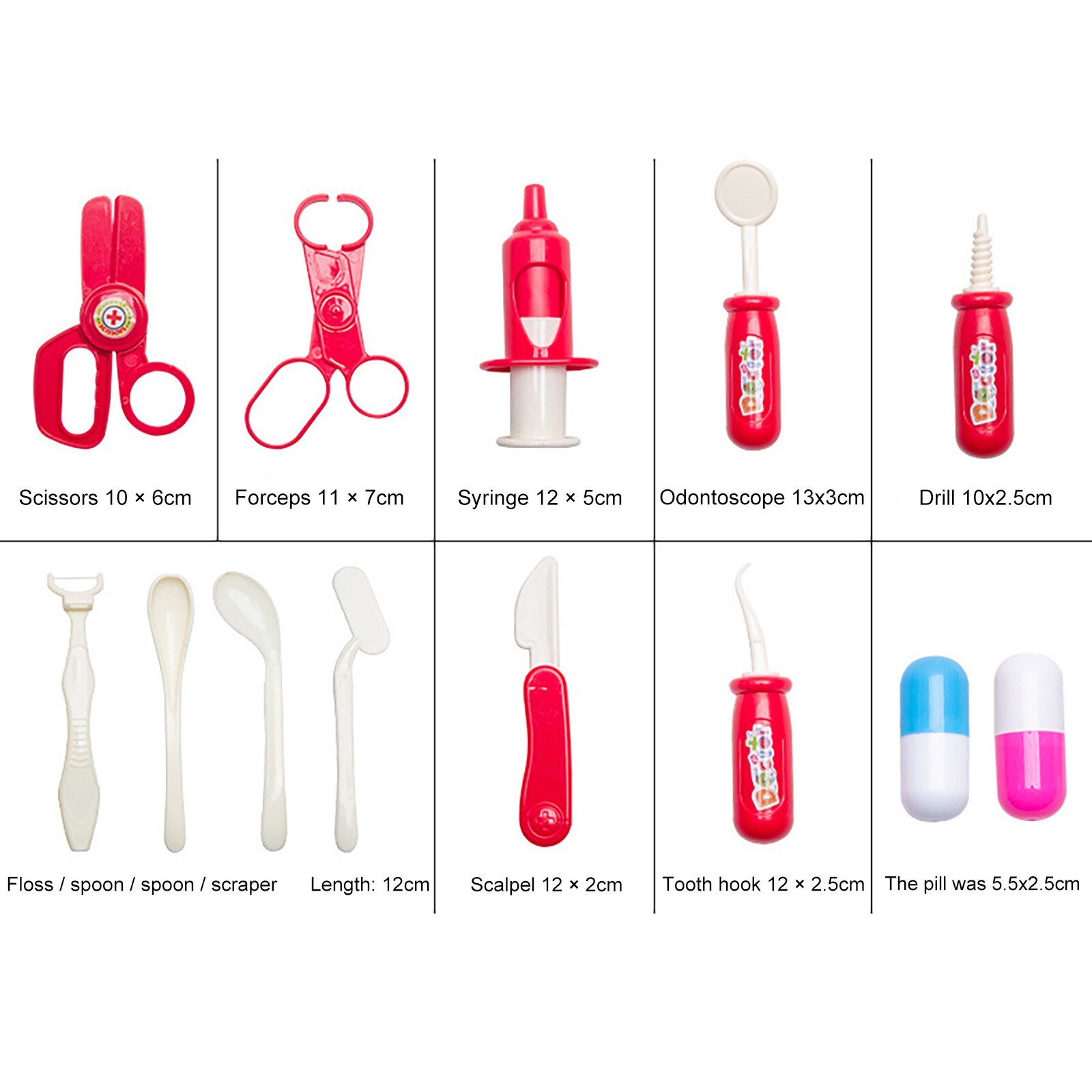 Dentist Toy Kit for Kid 28Pcs/set 23Pcs/set Preten... – Grandado