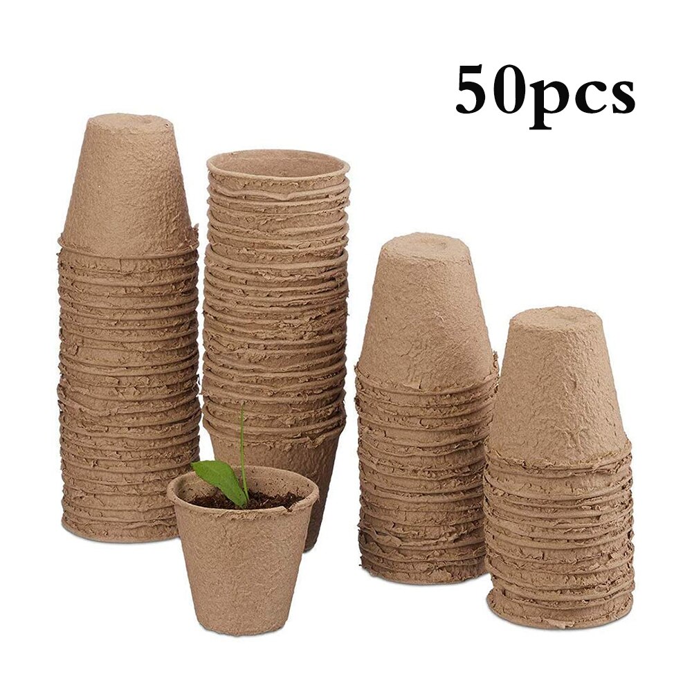 Balcony Nursery Cultivation Peat Pots Garden Plant... – Vicedeal
