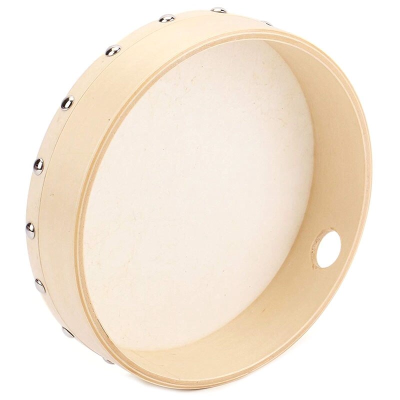 Tambour de tambourin en peau de mouton en bois Por... – Grandado
