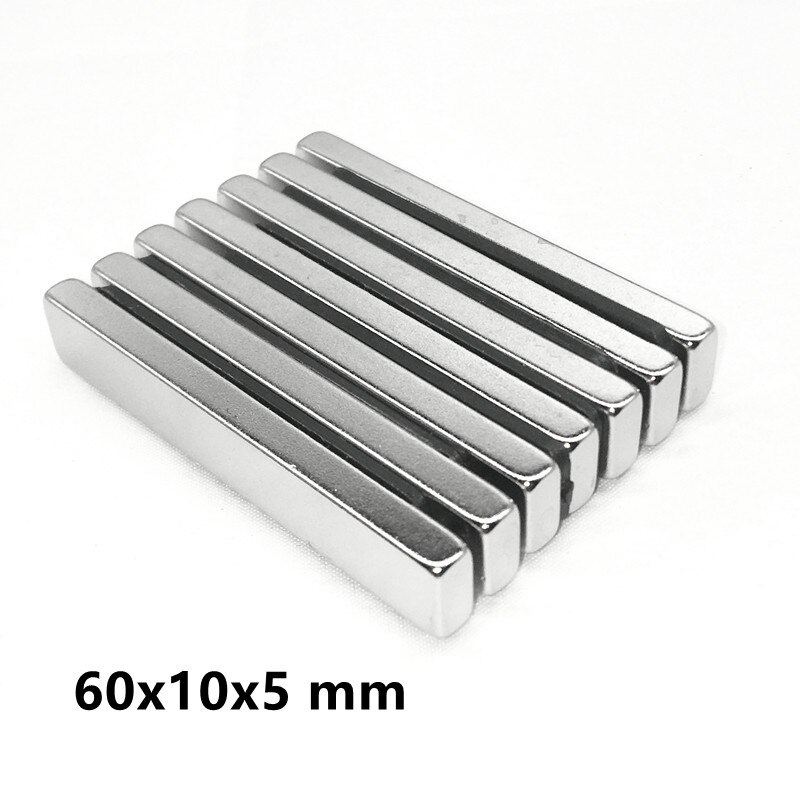 2~50PCS 60x10x5 Strong Sheet Rare Earth Magnet Len... – Vicedeal