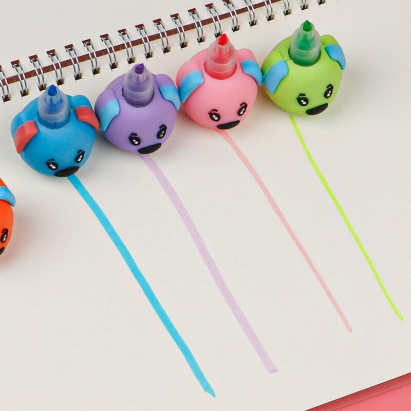 4 Colors Stackable Fluorescent Scribble Pen Highli... – Vicedeal
