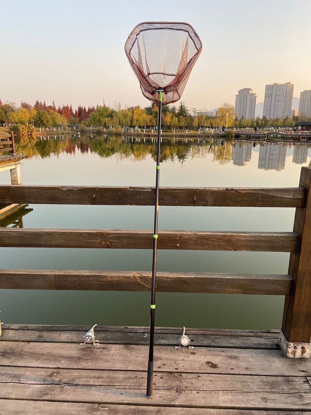 JOSBY 4M 3M 2.1M Fishing landing hand Nets Folding... – Grandado